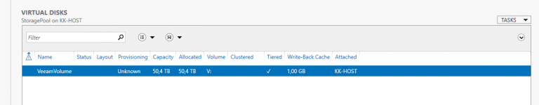 error extending volume size not supported storage spacesKasper Kristensen